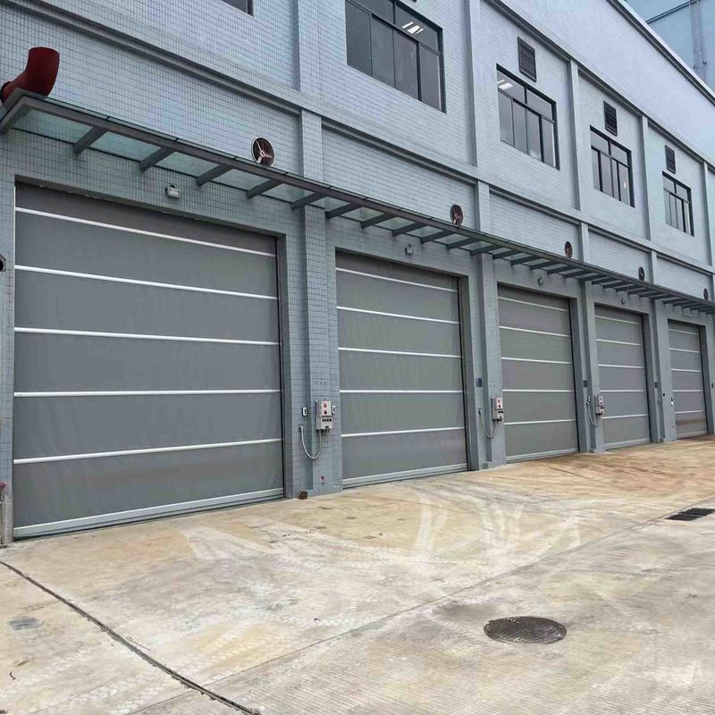 PVC Rapid High Speed Roller Shutter Doors Electric Remote Control With ...