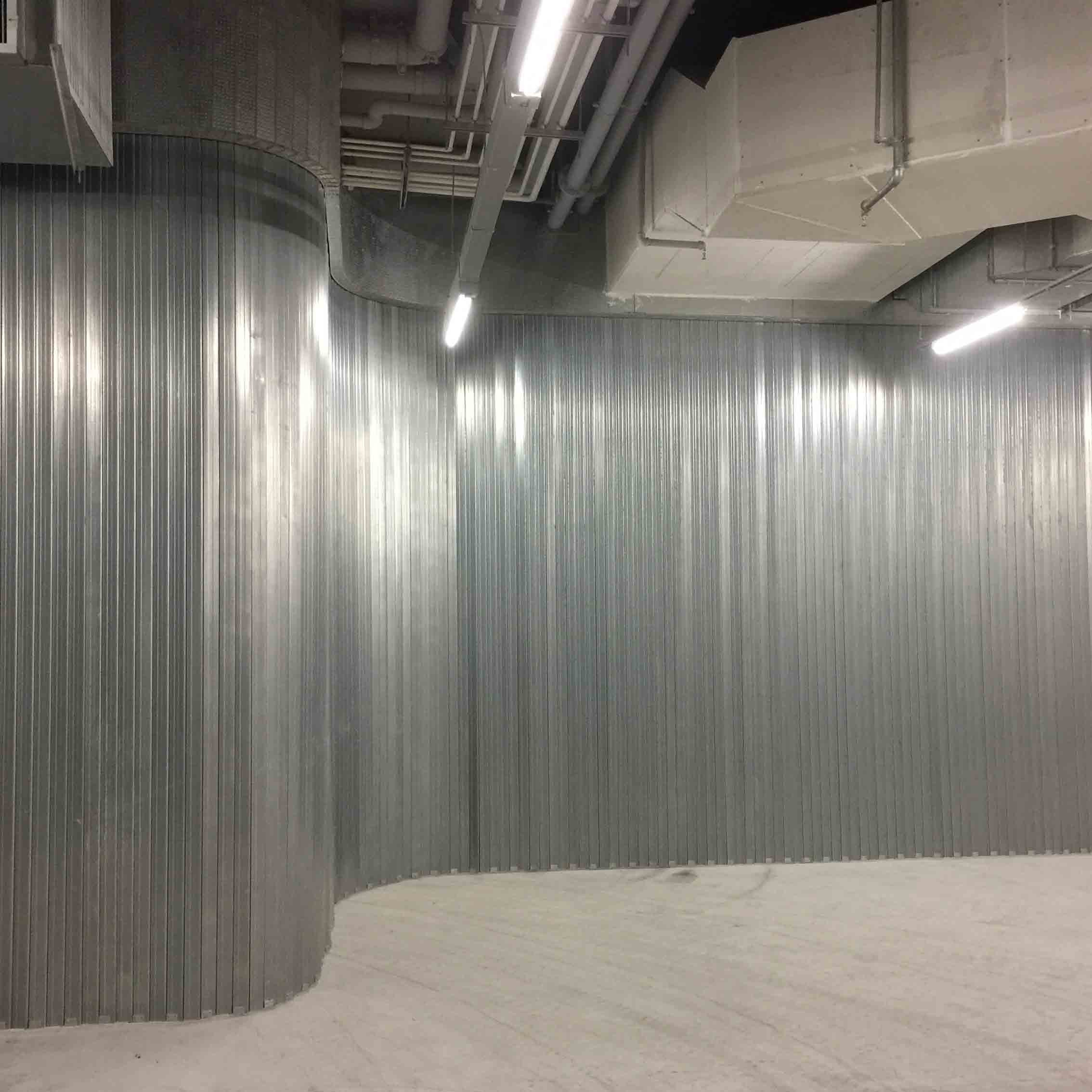 Galvanized Steel Sliding Folding Shutter Any RAl Color ISO9001 ...