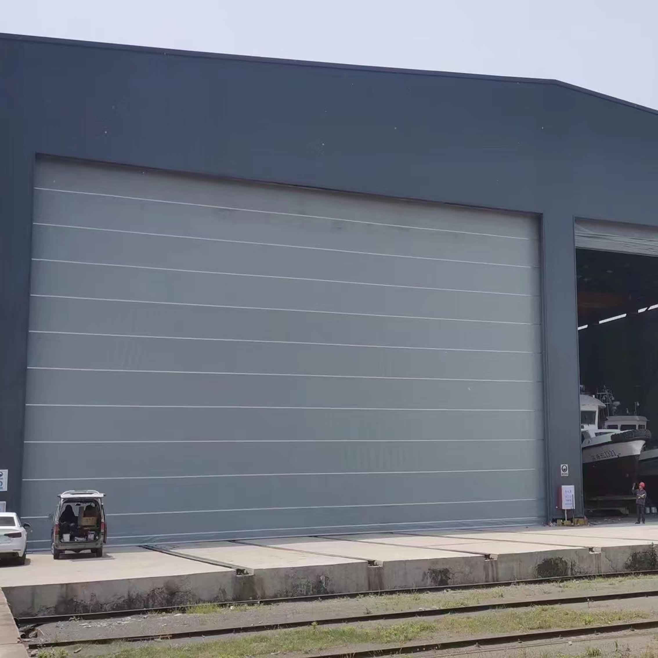 Custom High Speed Rapid Roll Doors , PVC Fast Rolling Door Sedimentary Gate