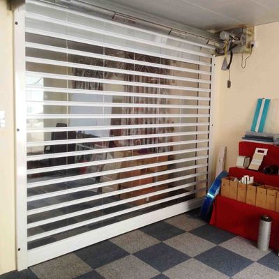 Security See Through Roll Up Doors Transparent Rolling Door Polycarbonate