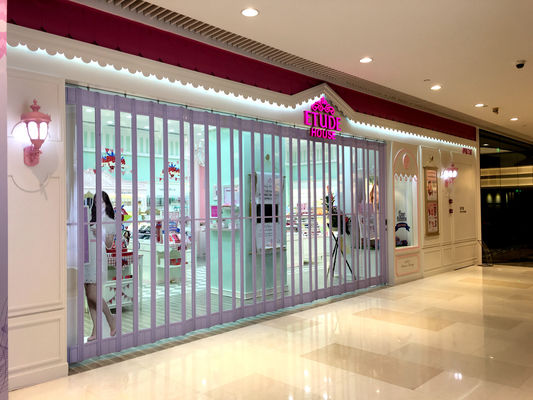 Rigidity Side Folding Shutter Door For Commercial Retail Stores ...