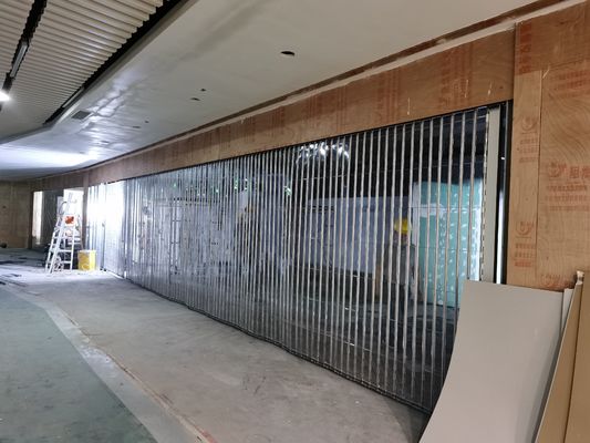 PC Electrically Operated Lateral Sliding Shutter Door PVC Store ...