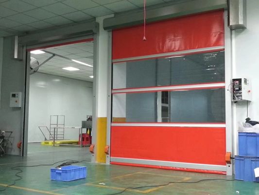 Interior Anti Static Plastic Roller Shutter Doors / High Speed PVC ...
