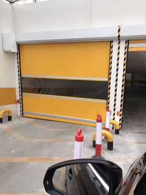 Interior Anti Static Plastic Roller Shutter Doors / High Speed PVC ...
