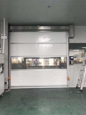 Interior Anti Static Plastic Roller Shutter Doors / High Speed PVC ...