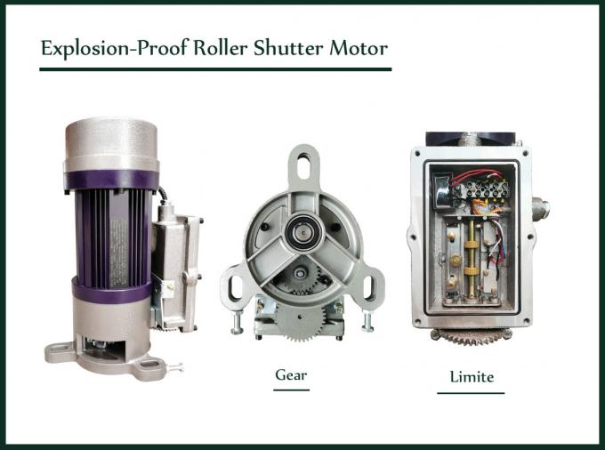 AC 1000kg explosion proof roller shutter motor/fire rated and explosion ...